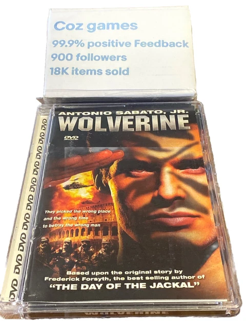 WOLVERINE (DVD) 1996 Action Movie Antonio Sabato Jr. Traci Lind Danny ...