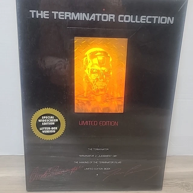 SEALED 1992 THE Terminator Collection Limited Edition VHS Tape Box Set ...