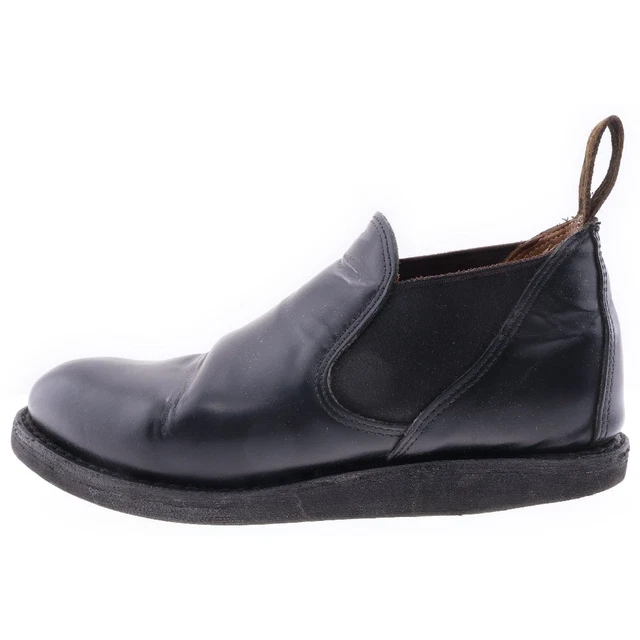 RED WING 9198 Postman Romeo Side Gore Leather Low Cut Shoes Black £227. ...