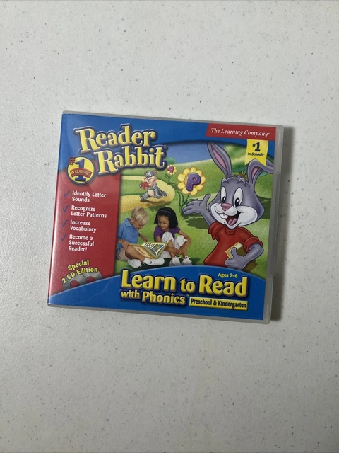 READER RABBIT: LEARN to Read with Phonics Preschool - Kindergarten (PC ...