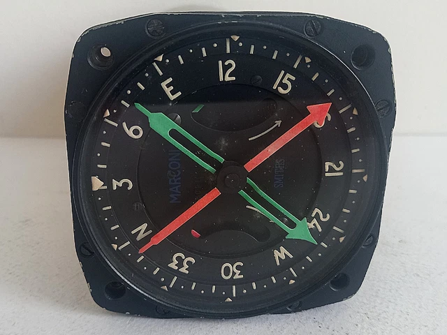 MILITARY AIRCRAFT GAUGE. Smiths Aircraft Direction indicator Guage. £50 ...