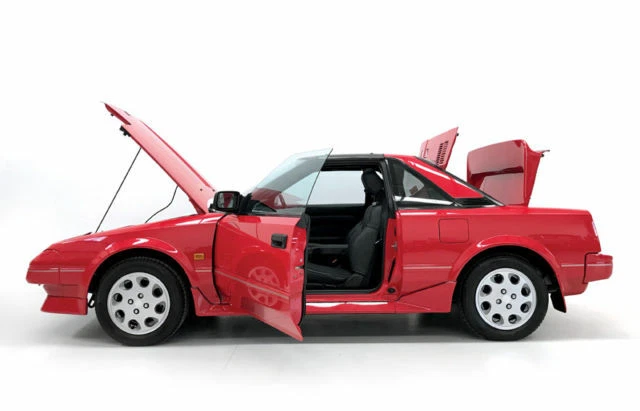 TOYOTA MR2 MK1 Mk1b 3PIN STRIPE STICKER SET IN LIGHT SILVER. AW11 ...