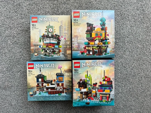 LEGO MICRO NINJAGO City Collection 40703 40704 40705 & 40706 neuf dans ...