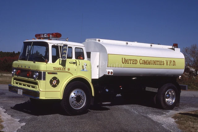 FIRE APPARATUS SLIDE- United Communities MD Fire Department Ford C ...