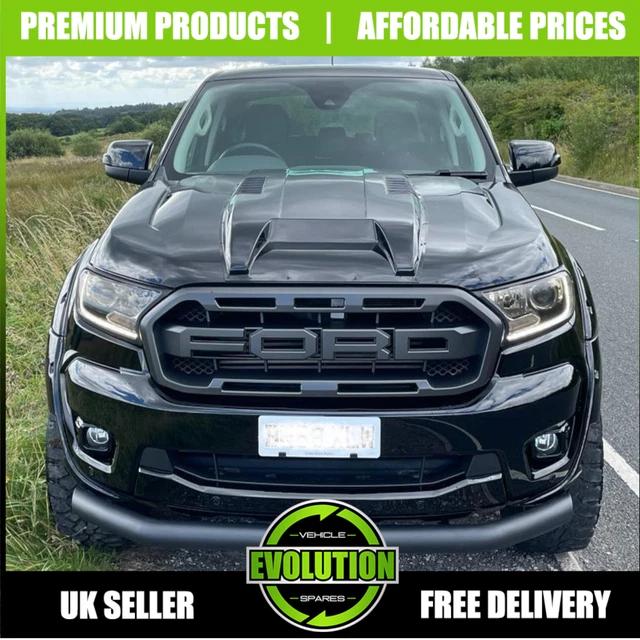 TO FIT FORD Ranger Raptor Style Bonnet Scoop 2015 2016 2017 2018 2019 ...