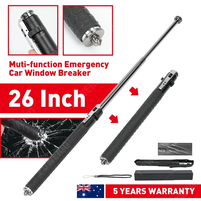 26 INCH AUTOMATIC Telescopic Anti Shock Trekking Walking Poles Hiking ...