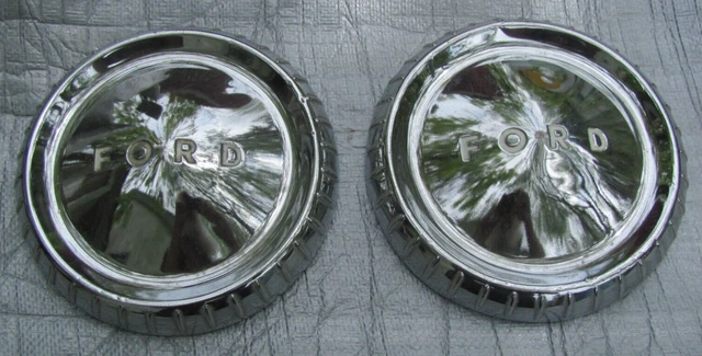 1960'S FORD FALCON RANCHERO ECONOLINE DOG DISH PIE PLATE HUB CAP COVER ...