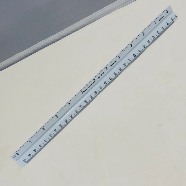STAEDTLER-MARS 987 19-34 Engineer Engineering Scale Triangle Drafting ...