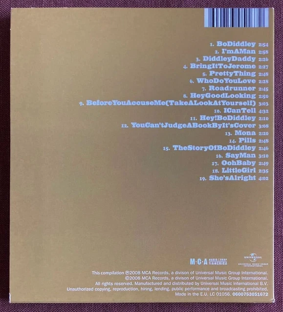 BO DIDDLEY/ROCK'N'ROLL LEGEND/19 Best Songs of the 50's/Blues & Rock'n ...