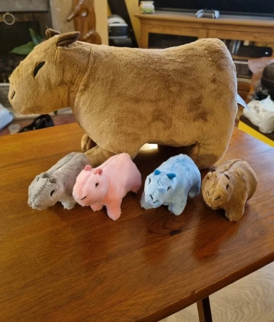 CAPYBARA FAMILY SET Mother Babies Plush Squishy Squishmallow £18.00 ...