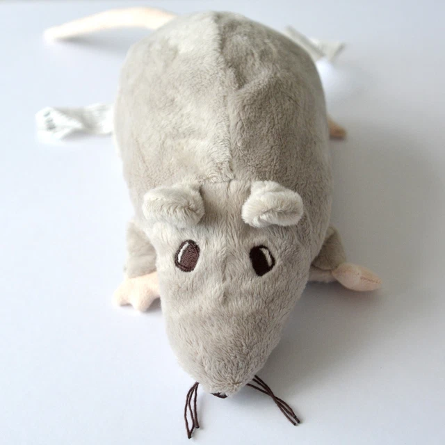 NEW IKEA GOSIG RATTA Rat Medium Grey Stuffed Soft Toy Plushie Rare ...