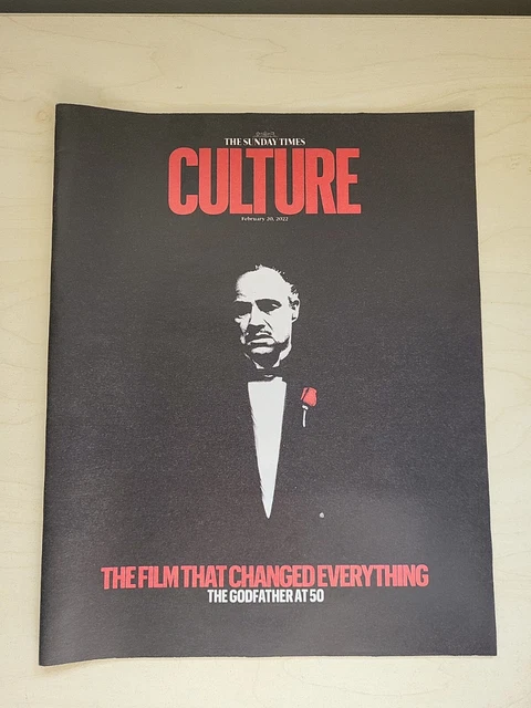 SUNDAY TIMES CULTURE MAGAZINE The Godfather At 50 20/2/22 New Uk Peaky ...