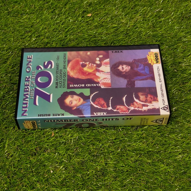 NUMBER ONE HITS Of The 70's - Small Box VHS Tape £21.23 - PicClick UK