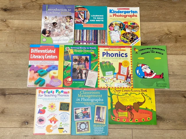 LOT OF 10 Classroom Management/Set-Up Books for Kindergarten-1st Grade ...