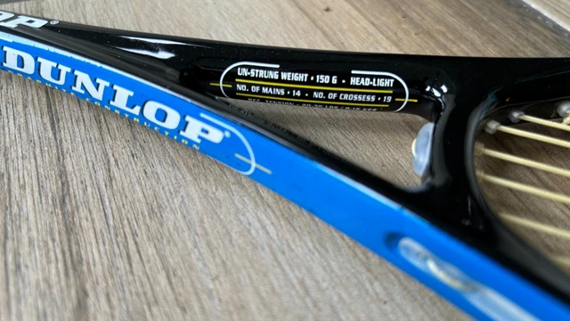 DUNLOP MAX RAGE Squash Racket with Cover £4.99 - PicClick UK