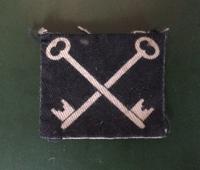 WW2 BRITISH 2ND Infantry Division Cloth Formation Sign Patch Badge ...