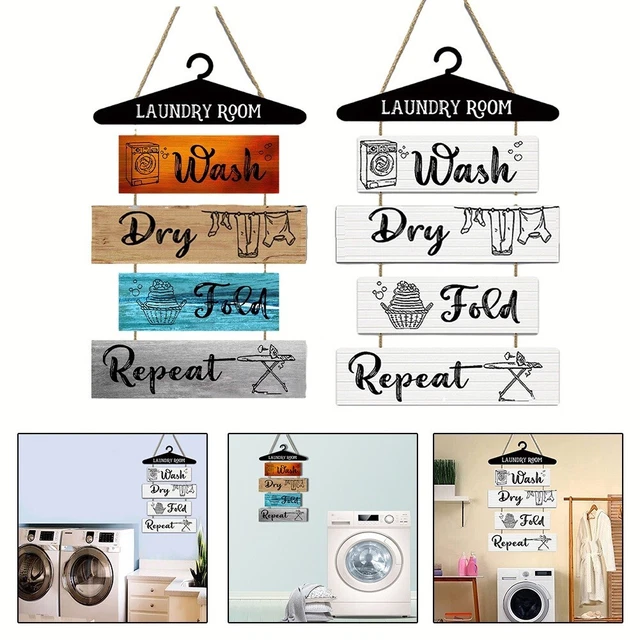 UNIQUE LAUNDRY ROOM Rules Sign Rustic Charm for Your Laundry Room or ...