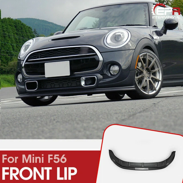 FOR MINI COOPER S F56 Mon Style Carbon Fiber Front Bumper Lip Splitter ...