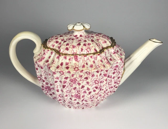 ANTIQUE SPODE RED Floral 19th Century Circa 1875-1890 Teapot £912.36 ...