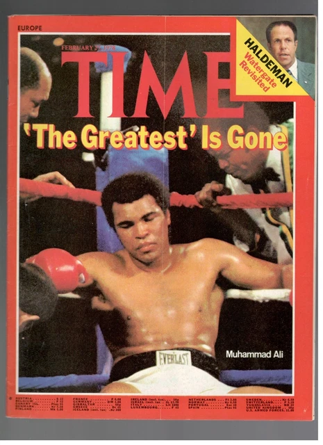 MAGAZINE TIME FEBRUARY 27, 1978 Cassius Clay Muhammad Ali The Greatest ...