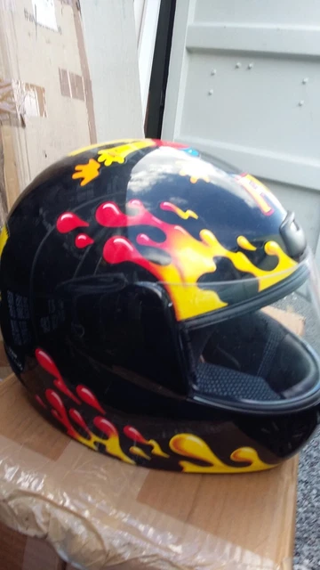FM SIMPSONS Bart Simpson Motorcycle Helmet Size 62 XL Rare Collectable ...