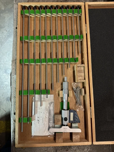 MITUTOYO DIGITAL DEPTH Gauge Set 329-712-30 £600.00 - PicClick UK