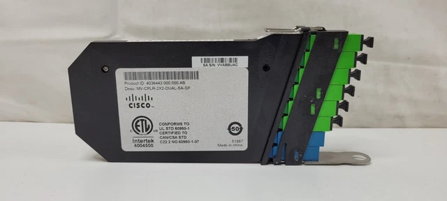 GENUINE OEM CISCO Mv-Cplr-2X2-Dual-Sa-Sp Optical Coupler 4036443.000. ...
