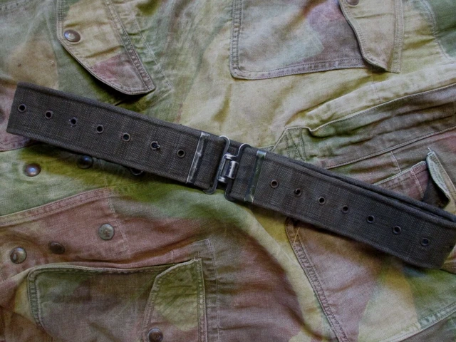 ORIGINAL BRITISH ARMY ISSUE 58 PATTERN WEBBING BELT falklands para RARE ...