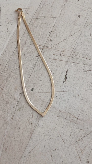 ITALIAN 9CT GOLD Chevron Shaped Bracelet NOT SCRAP £40.00 - PicClick UK