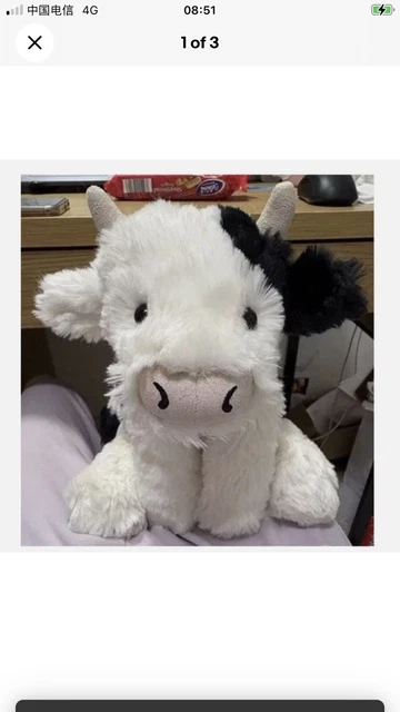 NEW JELLYCAT Smudge Cow - RARE - New W/ Tags - W/ Dust Bag - Free ...