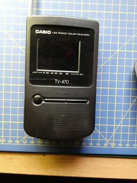 CASIO LCD POCKET Colour Television Model TV-470 UHF Portable Retro £10. ...