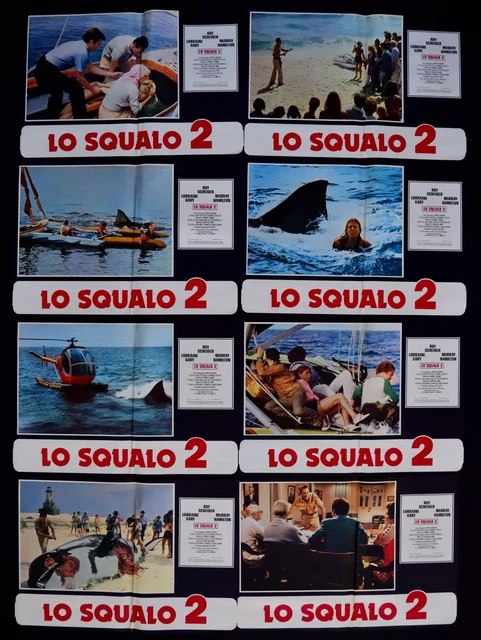 FOTOBUSTE LO SQUALO 2 Jaws Roy Scheider Murray Hamilton Lorraine F271 ...