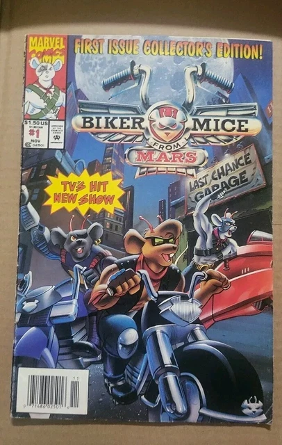 BIKER MICE FROM Mars #1 1993 Marvel Comics Newsstand Edition + Bonus Comics EUR 9,31 - PicClick FR