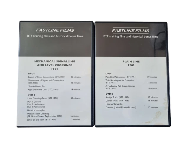 FASTLINE FILMS: BTF Training Films Collection 2-DVD Set Railway ...
