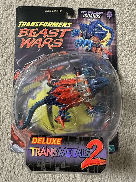TRANSFORMERS BEAST WARS IGUANUS, Transmetals 2 Deluxe Class - Opened ...