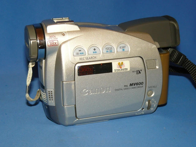 VIDEOCAMERA-CANON DM-MV600 E-DI.ZOOM-360X-OP. 18x-videocamera-dal ...