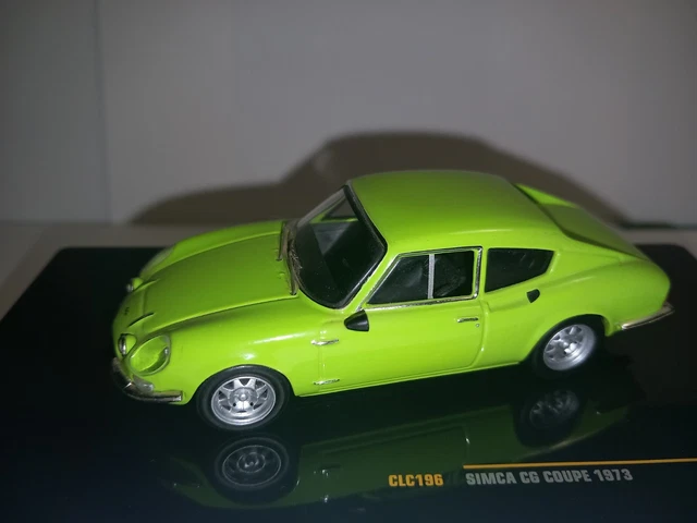 SIMCA CG COUPE.(1973) 1/43 Ixo En Parfait État. Boite D´origine. EUR 26 ...