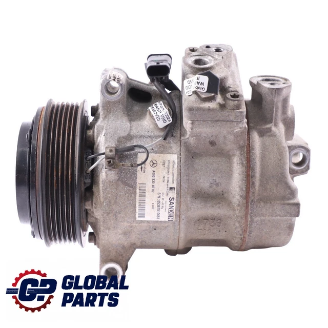 MERCEDES W205 COMPRESOR Aire Acondicionado A/C Bomba A0008304002 EUR ...