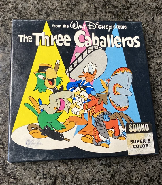 WALT DISNEYSUPER 8MM Color FILM Magnetic Sound THE THREE CABALLEROS ... WALT DISNEYSUPER 8MM Color FILM Magnetic Sound THE THREE CABALLEROS ...