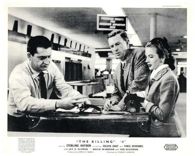 IL KILLING ORIGINALE Lobby Scheda 1956 STANLEY Kubrick Sterling Hayden Coleen EUR 41,39 ...