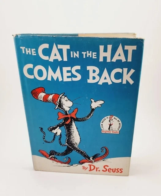 VINTAGE DR. SEUSS Cat In The Hat Comes Back 1958 HCDJ EARLY PRINT £20. ...