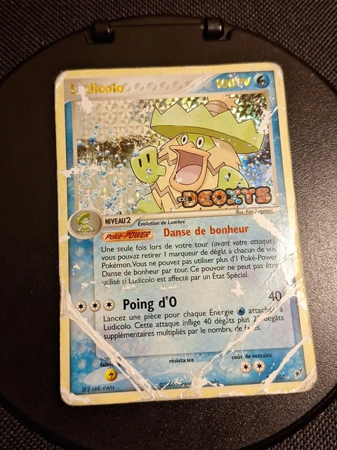 CARTE POKEMON LUDICOLO 19/107 Holo Reverse Ex Deoxys EUR 9,90 - PicClick FR