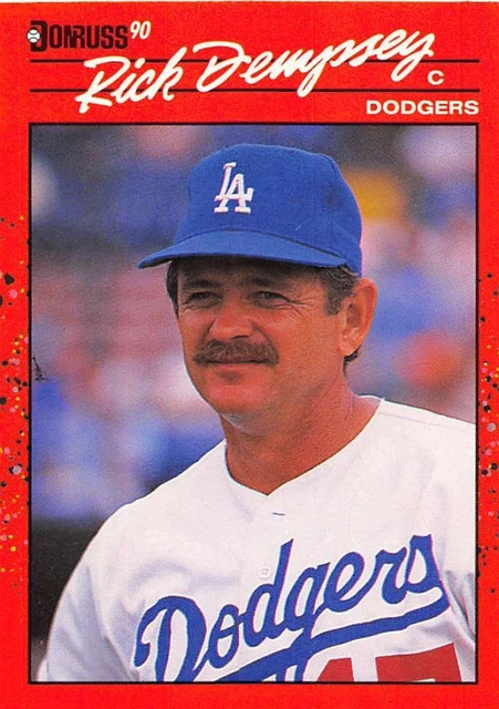 1990 DONRUSS BASEBALL #557 Rick Dempsey Dodgers de Los Angeles EUR 0,80 ...