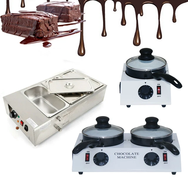 ELECTRIC CHOCOLATE MELTER Home/Commercial Non-stick Chocolate Tempering ...