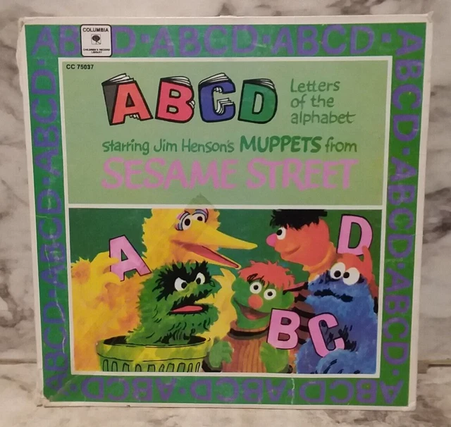 JIM HENSON'S MUPPET SESAME STREET 45 RPM Records - 1971 ALPHABET Full ...