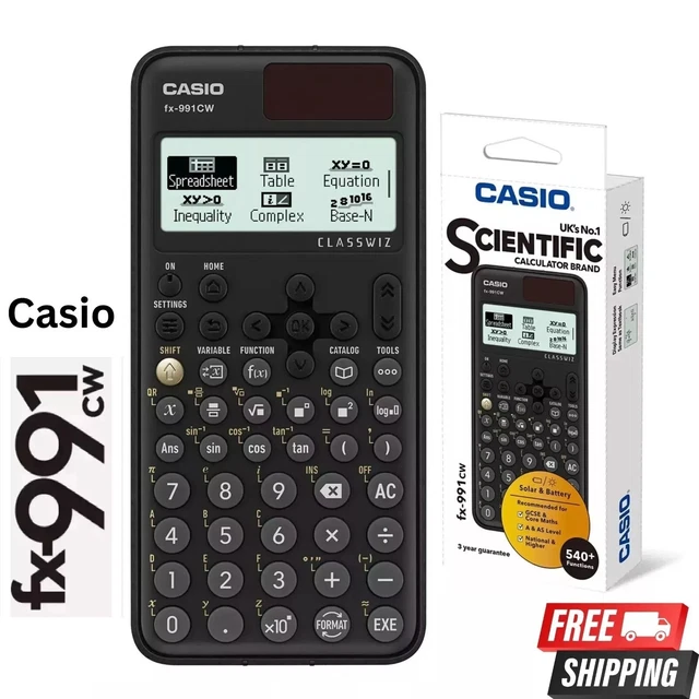 CASIO FX-991CW ADVANCED Scientific Calculator A/AS Level Maths NHD 540 ...