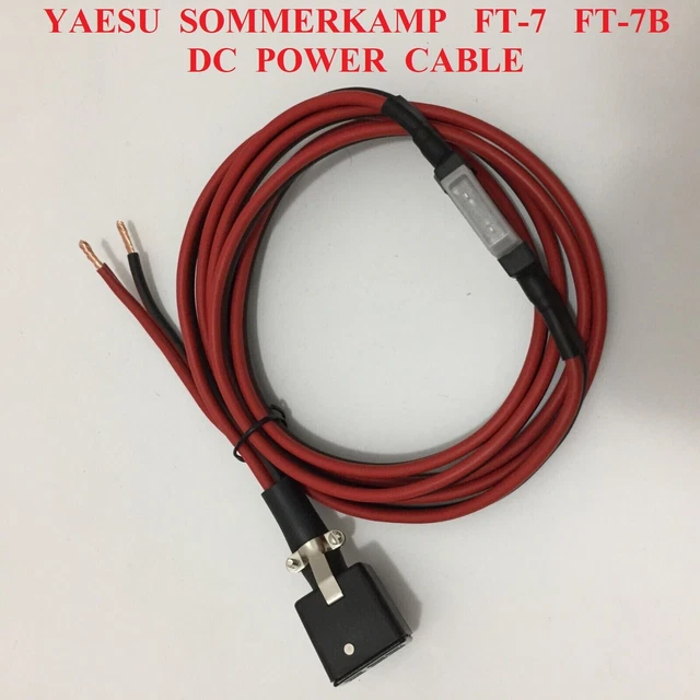 YAESU SOMMERKAMP FT-7B FT 7B FT-7 13.8V DC power cable cord cavo ...