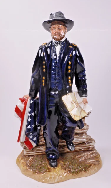 ROYAL DOULTON FIGURE Lt. GENERAL ULYSSES S. GRANT - AMERICAN CIVIL WAR ...