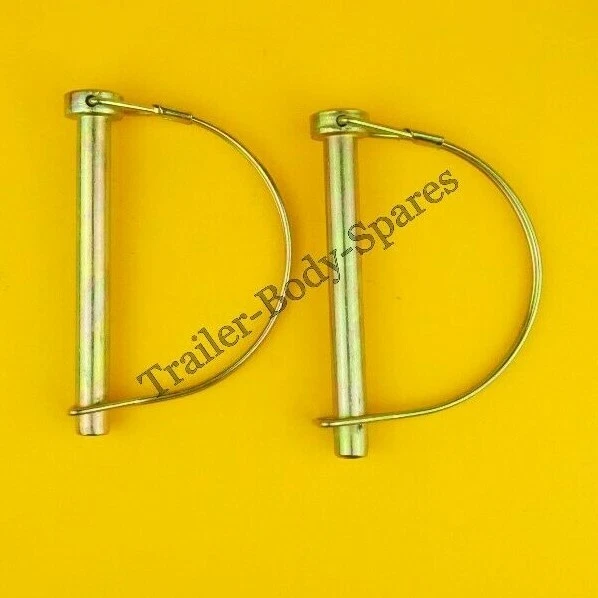FREE UK POST 2 x 11mm Extra Large Shaft Locking Retaining Pin D Clip ...