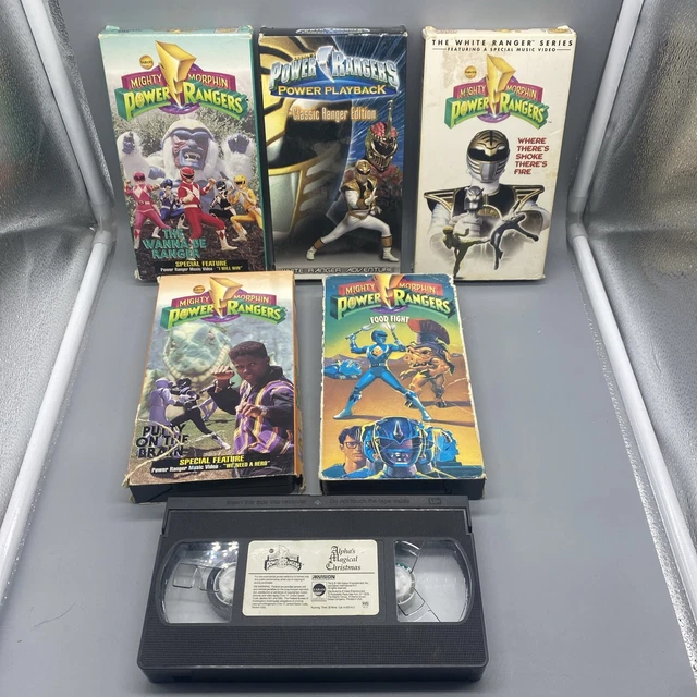 LOT OF 6 Mighty Morphin Power Rangers VHS Tapes - Classic 90's Vintage ...